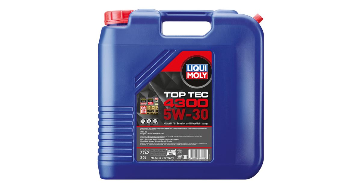 MOTOROVÝ OLEJ TOP TEC 4300 5W-30